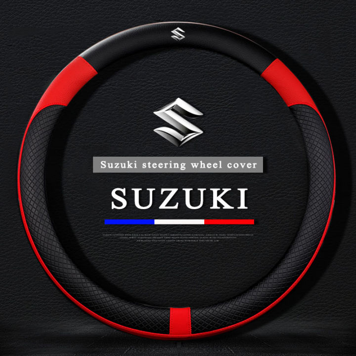 Fit All Suzuki Car Steering Wheel Cover Artificial Leather Steering