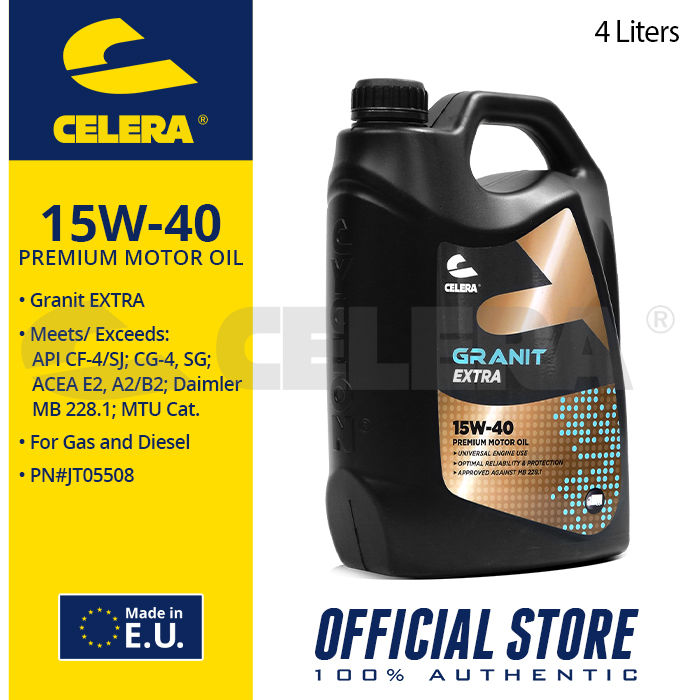 Roadfit CELERA Granit Extra 15W40 Premium Heavy-Duty Car Engine Oil for ...