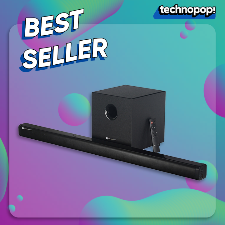 1111 deal SEMBRANDT HT3000 Soundbar with External Subwoofer | Lazada PH