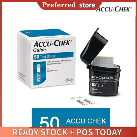 ACCU CHEK GUIDE TEST STRIPS 50 SHEETS ACCUCHEK -Ready Stock (EXP:Latest ...