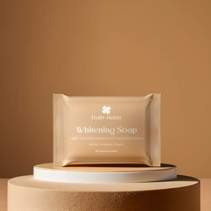 Whitening Soap +Kojic-Vit E-Gluta infuse with 7 Swiss Alps Extract ...