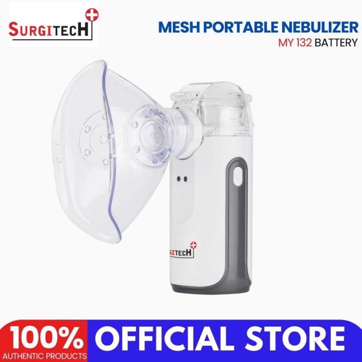 Surgitech Portable Ultrasonic Mesh Nebulizer with USB Cord (GRAY ...