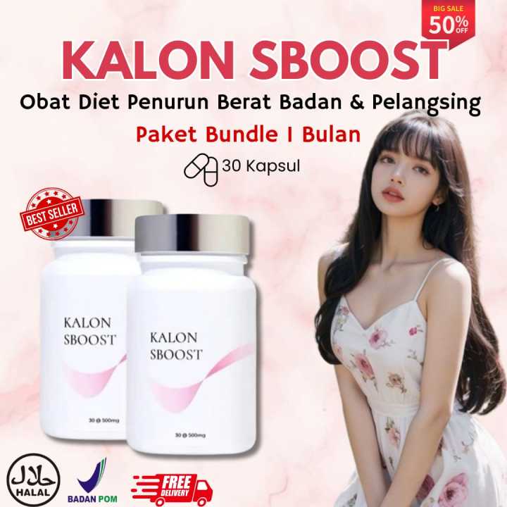 [PAKET HEMAT 2 BOTOL ] KALON SBOOST PELANGSING BADAN PREMIUM ORI ...
