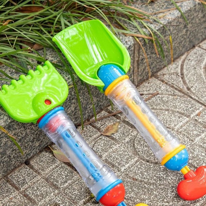 SI958 Plastics Water Fights Beach Toys Rakes Shovels Water Spray Toys ...