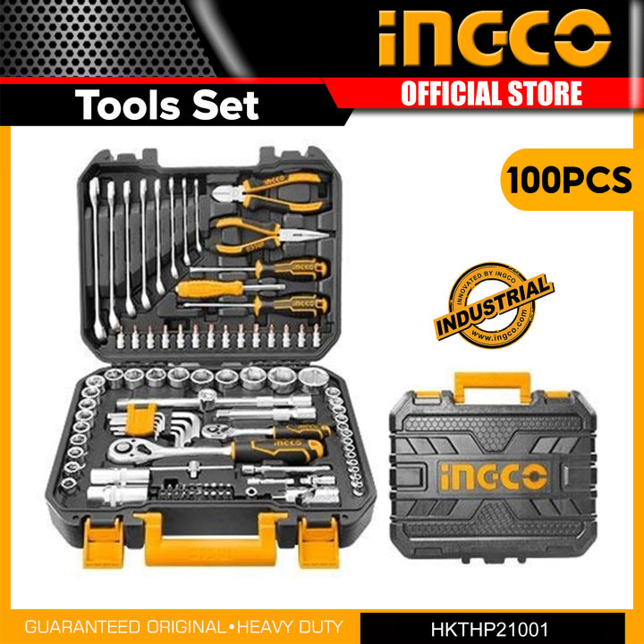 INGCO HKTHP21001 100PCS Insulated Ratchet Wrench Tool Set IHT | Lazada PH