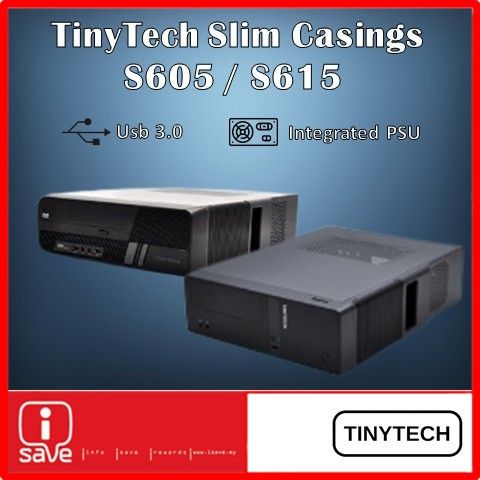TinyTech Slim ITX Casings S605 / S615 Models | Lazada