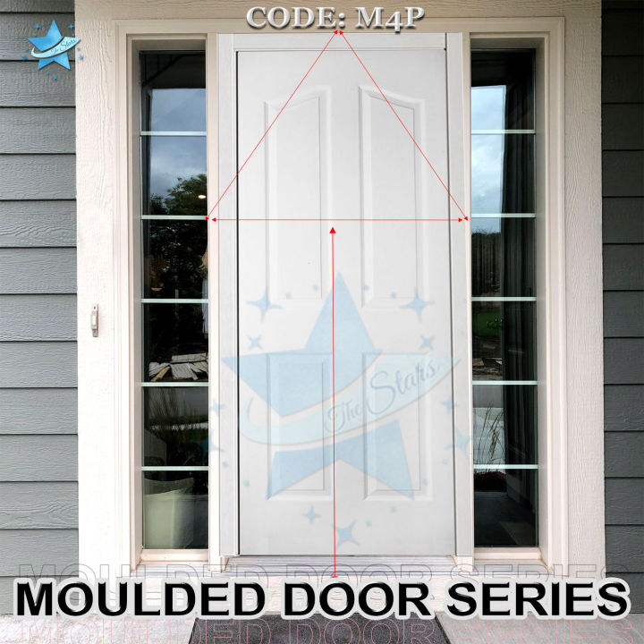 The Stars M4P Econ High Density Fiber Moluded Door Engineered Wood pre ...