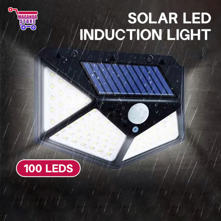 Solar induction LED light outdoor waterproof Auto Turn on off Sensor ...