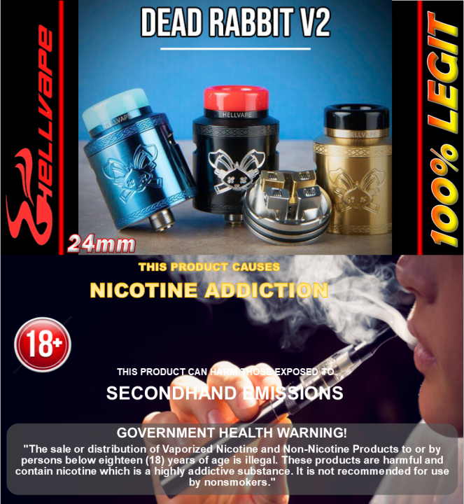 Hellvape Dead Rabbit V2 RDA 24 mm | Lazada PH