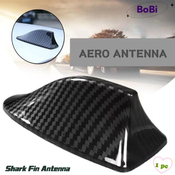 Carbon fibre UNIVERSAL SHARKS FIN ANTENNA FOR ALL CAR WATER PROOF AM/FM ...