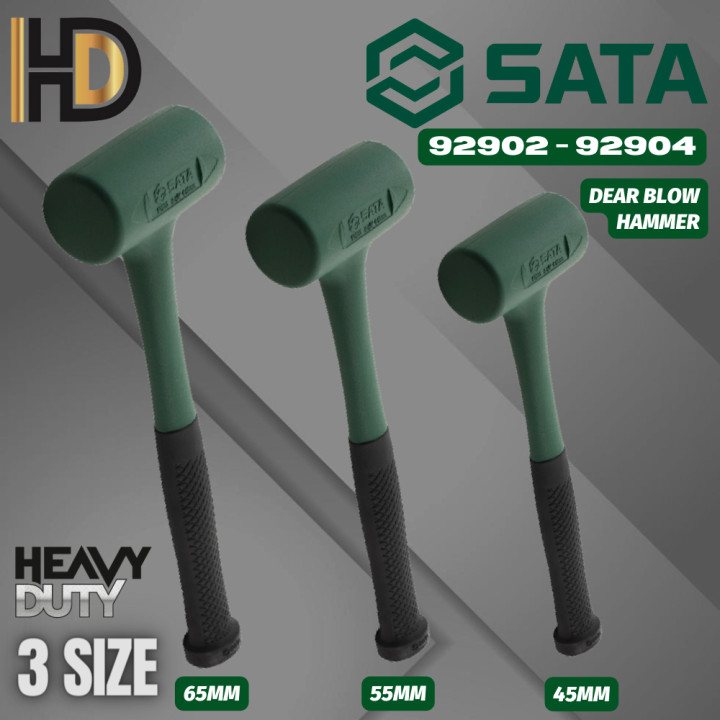 SATA Rubber Type Dead Blow Hammer / SATA Rubber Hammer / 3 SIZE / 45MM ...