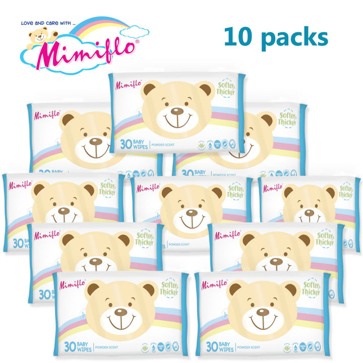 Mimiflo® Baby Wipes 30 Sheets (10 Packs) | Lazada PH