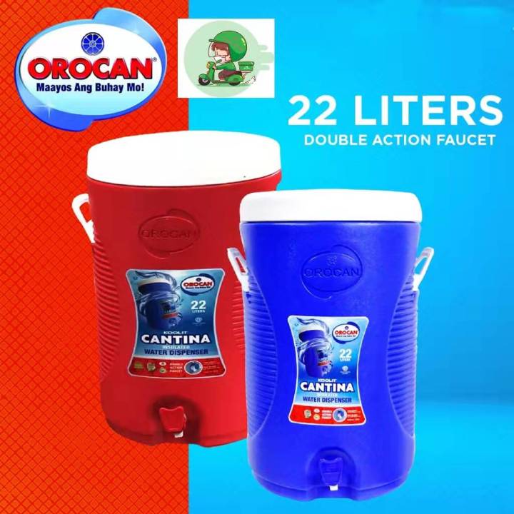 Orocan Cantina 22 Liter Insulated Water Dispenser / Coleman / Water Jug ...