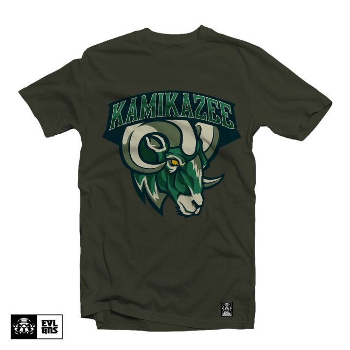 EVIL GENIUS "TEAM KMKZ" (Olive Green) T-Shirt | Lazada PH