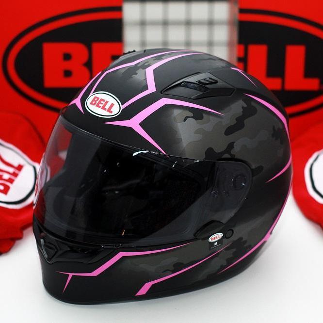 Bell Helmet Qualifier (Stealth Camo Matte Black/Pink) | Lazada