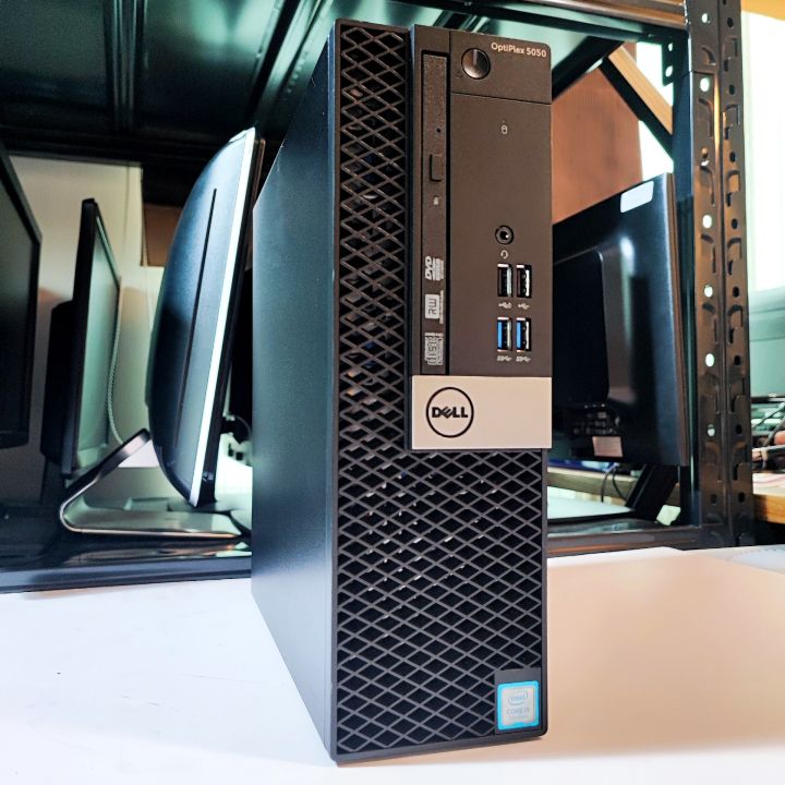 คอมพิวเตอร์มือสอง Dell Optiplex SFF - CPU Core i5-7500 3.40GHz | SSD 1024 GB | พร้อมเชื่อมต่อ ...