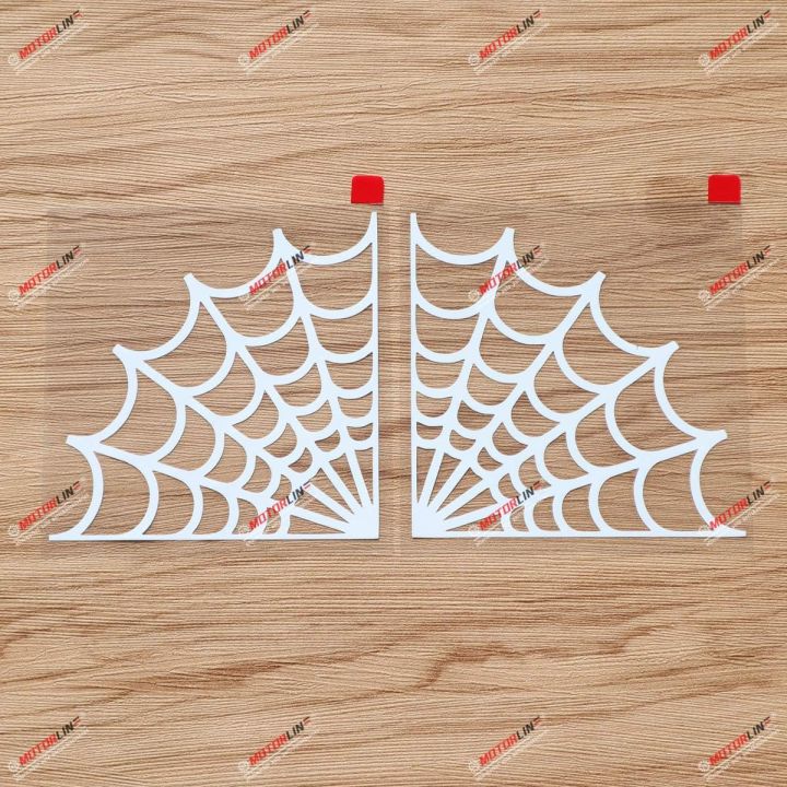Corner Spider Web Cobweb Decal Vinyl Sticker - Mirror Images Reversed ...