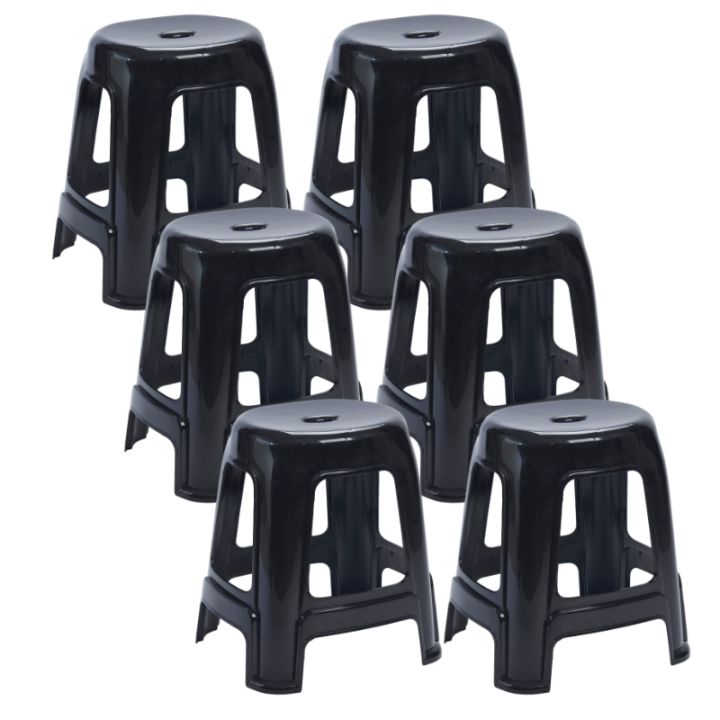 Ms Me 6ps Stackable Plastic Chair Outdoor Dining Stool Classic Design ...
