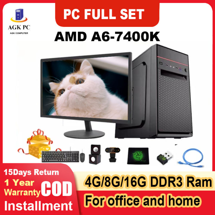 Desktop Computer Set PC Full Set Gaming Computer Set Brand New Computer ...