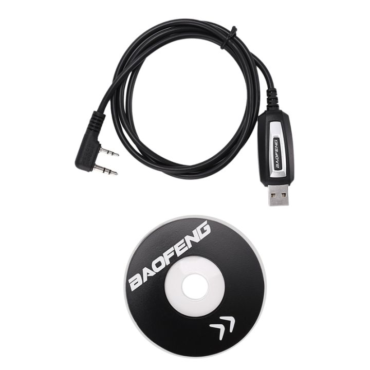 USB Programming Cable + Driver CD for Two Way Radio UV-5R -888S -F8 | Lazada Singapore