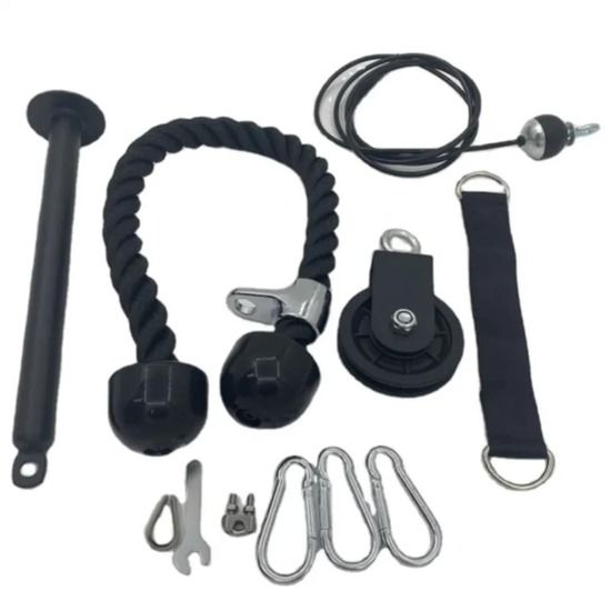 Cable Pulley System Home Gym, LAT Pull Down Weight Pulley System Gym ...