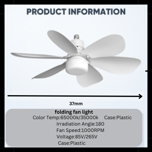 (SYS)LED Ceiling Fan With 3 Lights modes 50W Silence Bedroom Fan Light ...