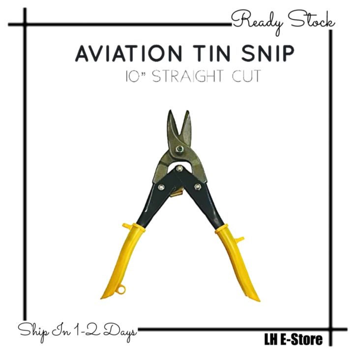 Aviation Tin Snip Zinc Wire Cutter 10” Gunting Zink Bumbung / Pemotong ...