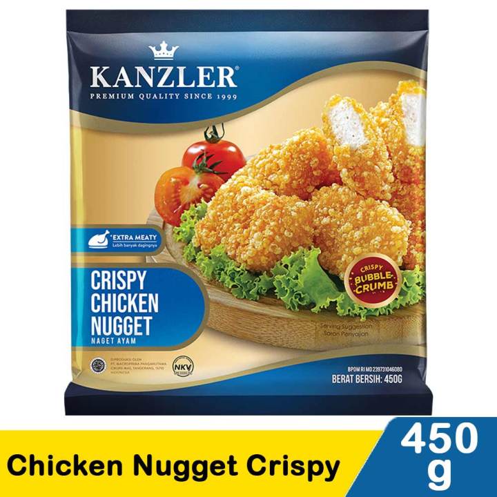 KANZLER Nugget Ayam Rasa Rendah Gula Kemasan Karton 450gr | Lazada ...