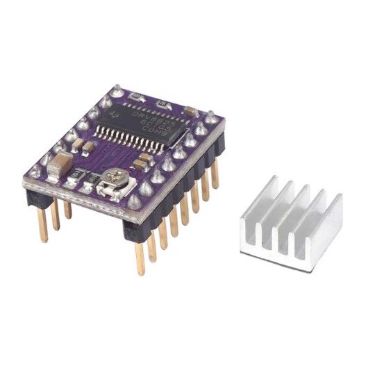 DRV 8825 STEPPER MOTOR DRIVER BREAK OUT BOARD MODULE WITH HEAT SINK ...