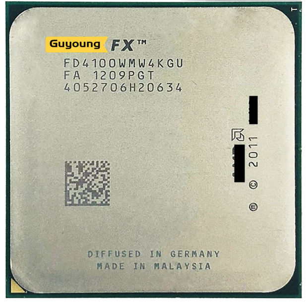 FX-Series FX4100 FX-4100 FX 4100 3.6 GHz Used Quad-Core Quad-Thread CPU ...