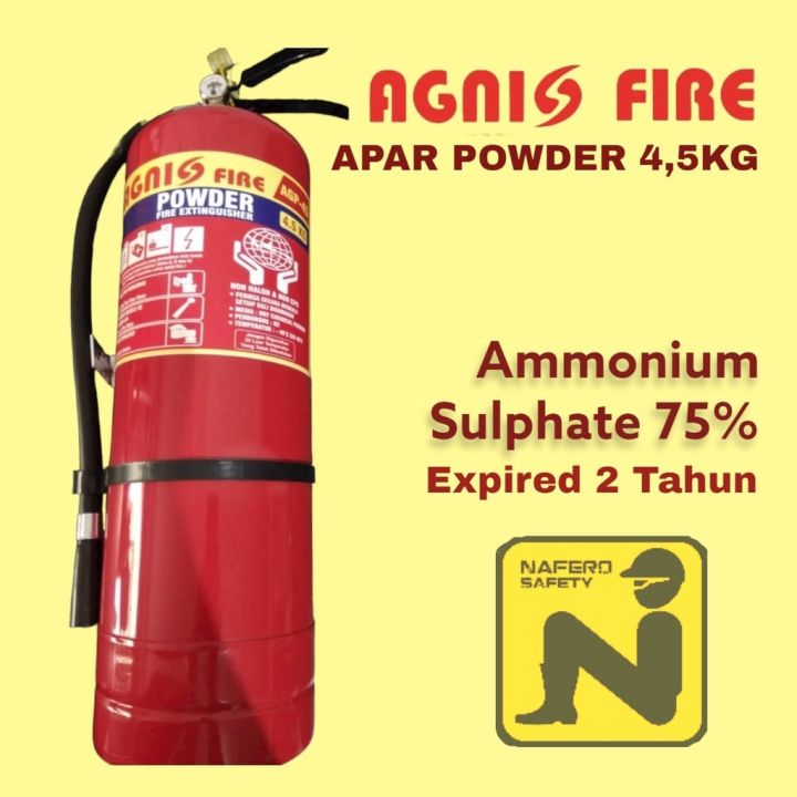 APAR Powder 4.5Kg merk AGNIS Fire. Alat Pemadam Api | Lazada Indonesia