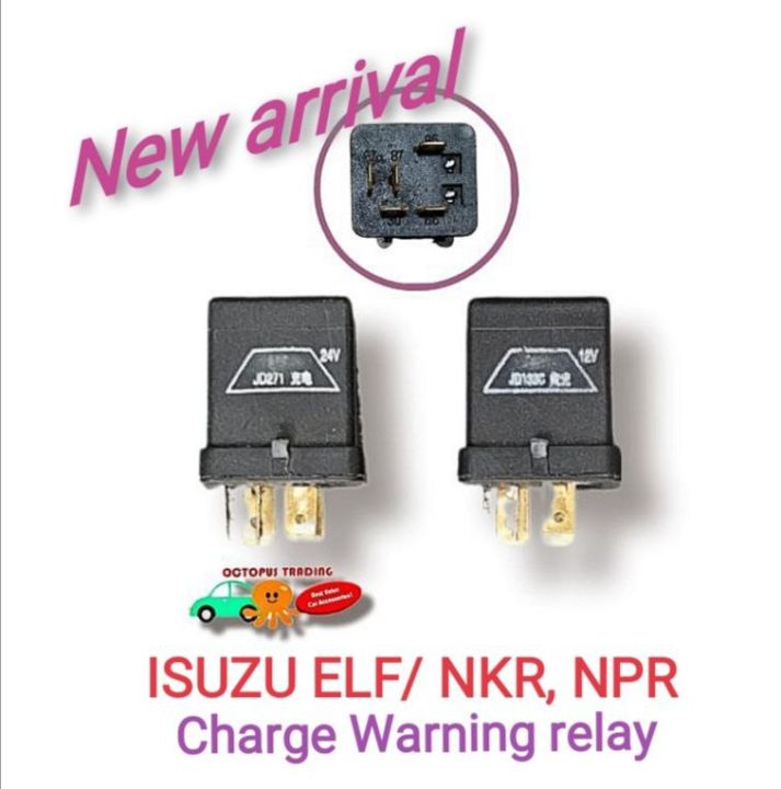 Isuzu Elf / NKR, NPR charge warning relay 12V & 24V original ...
