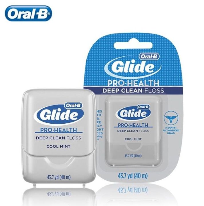 Oral B Glide Pro-Health Deep Clean Floss Dental Floss Cool Mint 40m ...