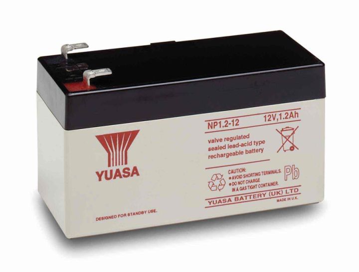 Baterai Yuasa NP1.2-12 Aki Kering 12v 1.2ah vrla 12 v 1.2 1,2 ah | Lazada Indonesia