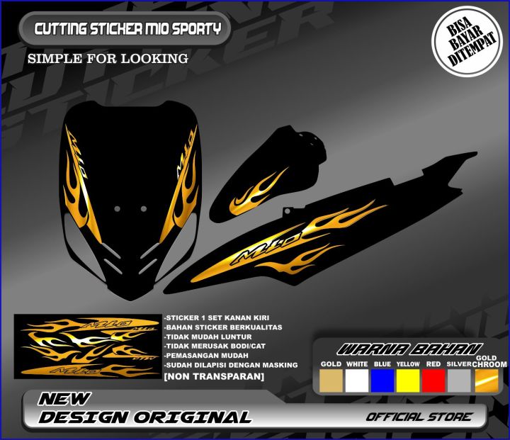 STICKER CUTTING MIO SPORTY MURAH DAN KEREN | Lazada Indonesia