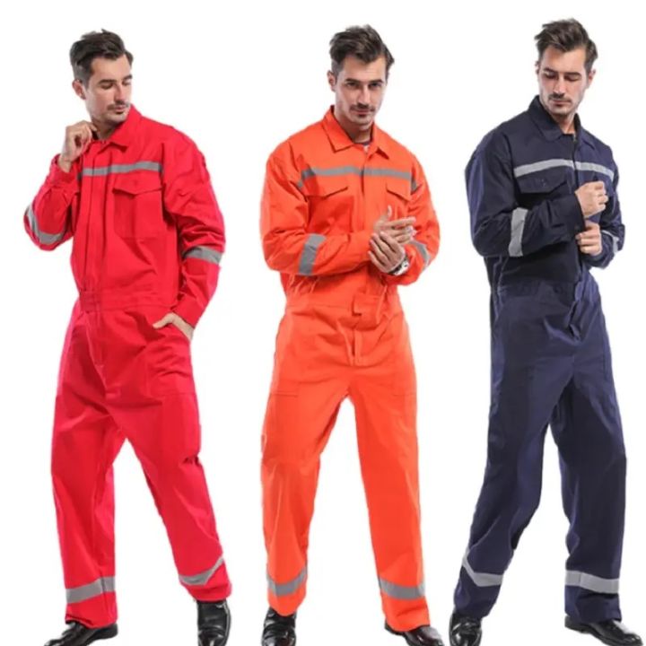 Labor Uniform Coveralls STRAIGHT SAFETY WORK COVER ALL SUIT HEAVY DUTY ...
