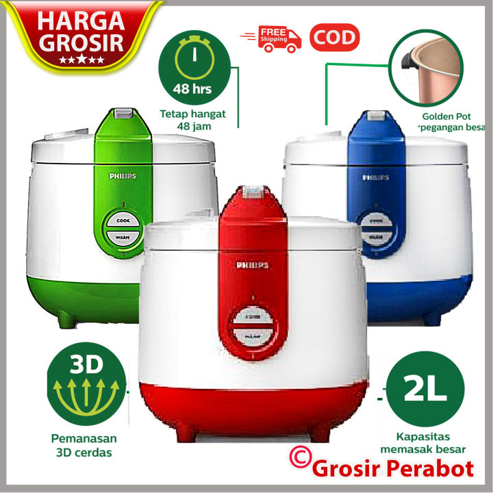 Philips HD 3119 Magic Com Rice Cooker - Penanak Nasi - Kap 2 Liter ...