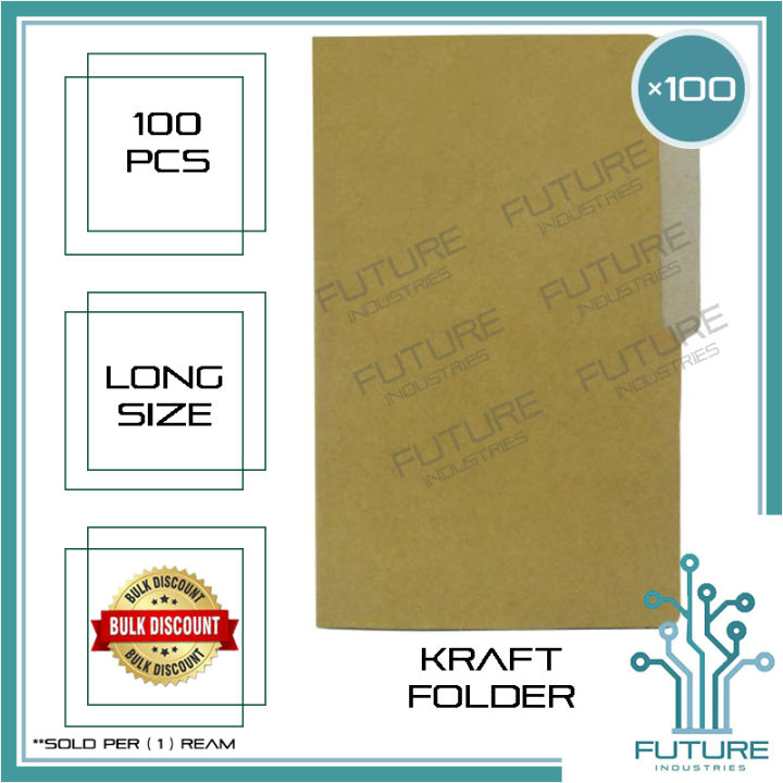 Kraft Folder Long Legal Size File Organizer Brown Color Kraft Texture ...