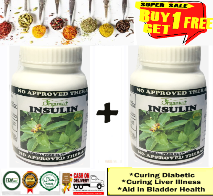 Bundle of 2 Highest Potency Insulin (60cap x 500mg Each) | Lazada PH