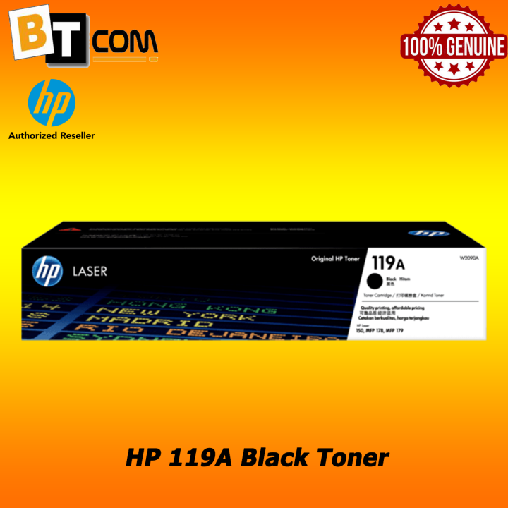 HP 119A Original LaserJet Toner Cartridge W2090A, W2091A, W2092A ...