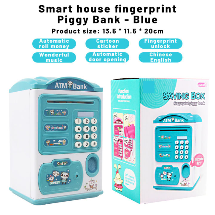 Electronic Piggy Bank Safe Box Money Boxes For Children Digital Coins ...