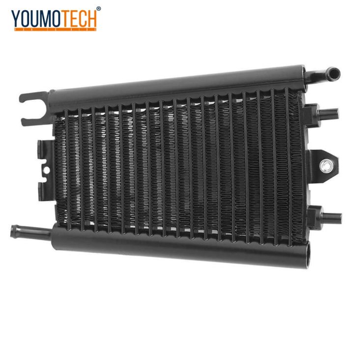 Motorcycle Black Aluminum Engine Radiator Oil Cooling Cooler For Harley ...
