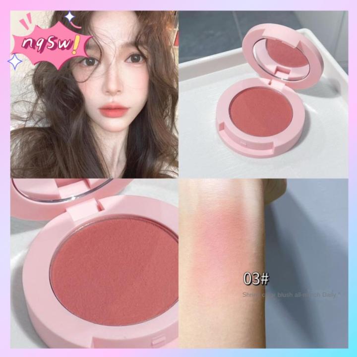 NQSW ขาวดำขาวดำ บลัชแต่งหน้า Muse Matte เพิ่มความกระจ่างใส แก้มแดงโคลน ...