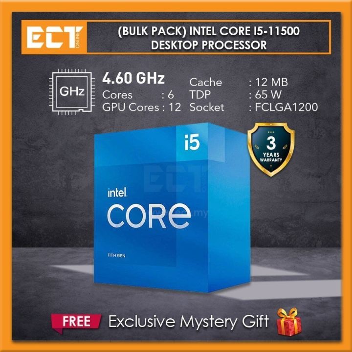 (Bulk Pack) Intel Core i5-11600KF Desktop Processor | Lazada