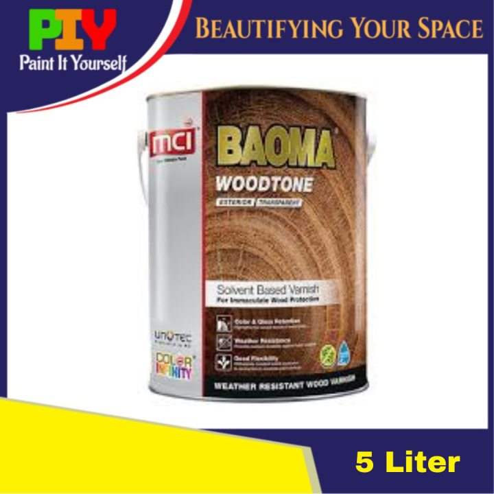MCI Woodtone Varnish Interior Exterior Cat Varnish Shellac Kayu Luar ...