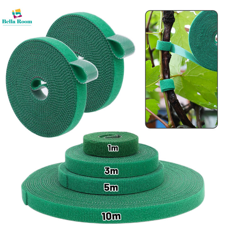 1/3/5/10m Long Multipurpose Cuttable Garden Plant Fix Velcro Strap Home ...