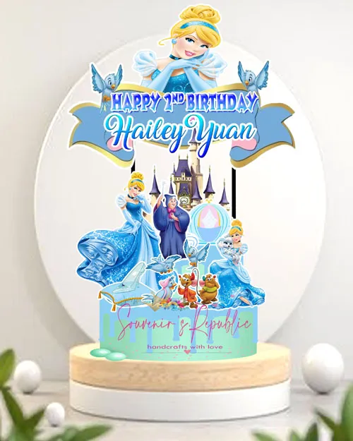 Cinderellas Personalized Cake Topper Set | Lazada PH