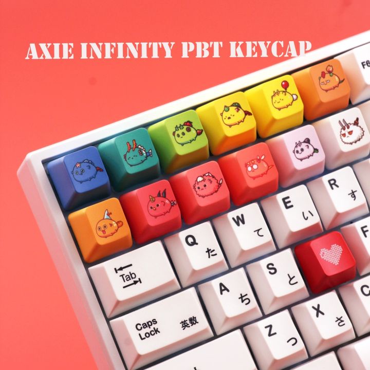 1Pcs OEM Profile Axie Infinity PBT Sublimation Decoration Personality ...