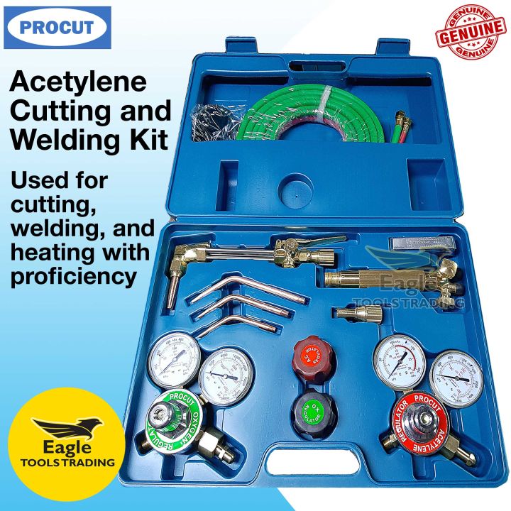 Procut Acetylene Cutting & Welding Kit Set – Complete with Copper Pipes ...