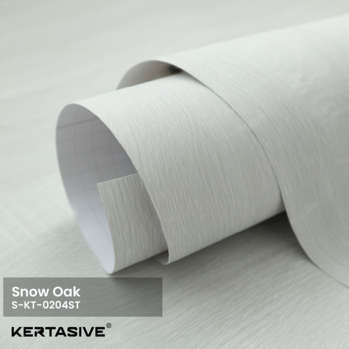 S-SERIES SNOW OAK - PVC INTERIOR FILM KERTASIVE ( 122 CM ) | Lazada ...